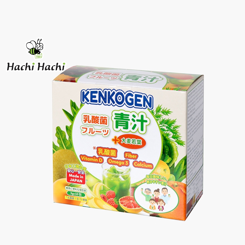 Bột mầm lúa mạch non Aojiru Kenkogen Nhật Bản trái cây lợi khuẩn,chất ...