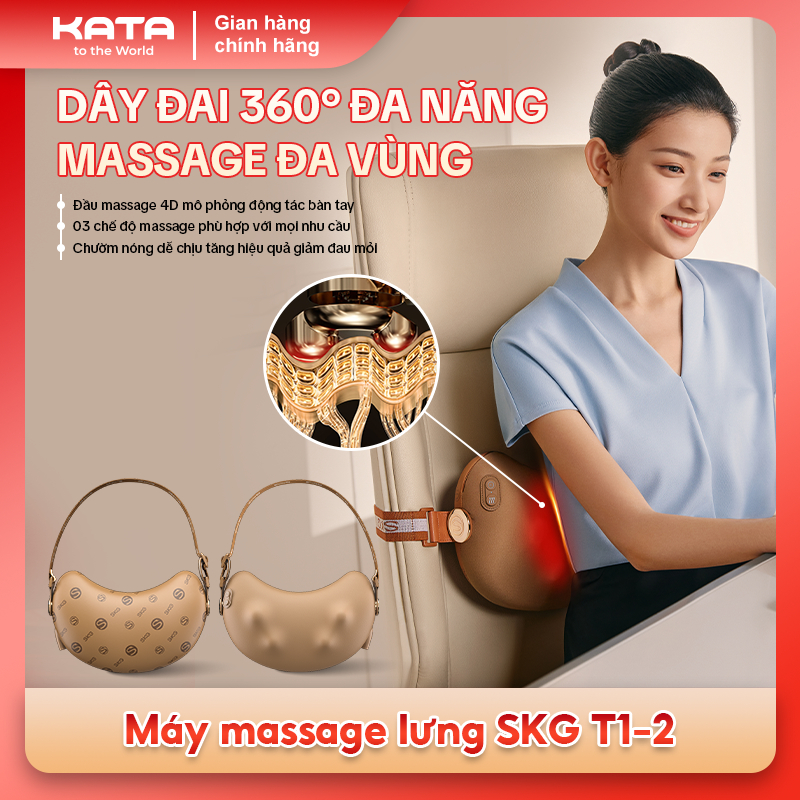 Máy massage lưng SKG T1-2 | KATA Technology | Shopee Việt Nam