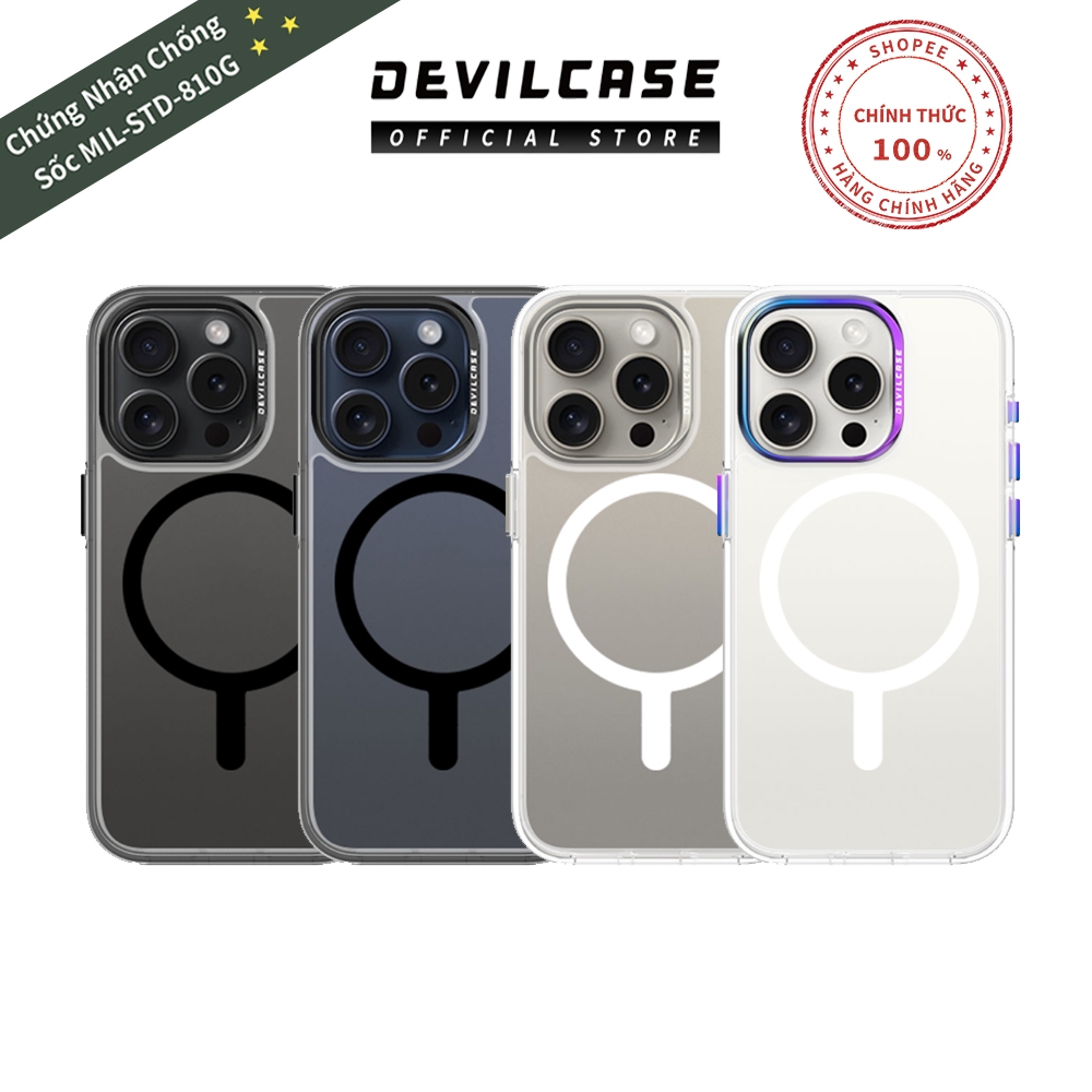 Ốp IPhone Chống Sốc DEVILCASE Phiên Bản Tiêu Chuẩn Hỗ Trợ Từ tính 2 | Shopee Việt Nam