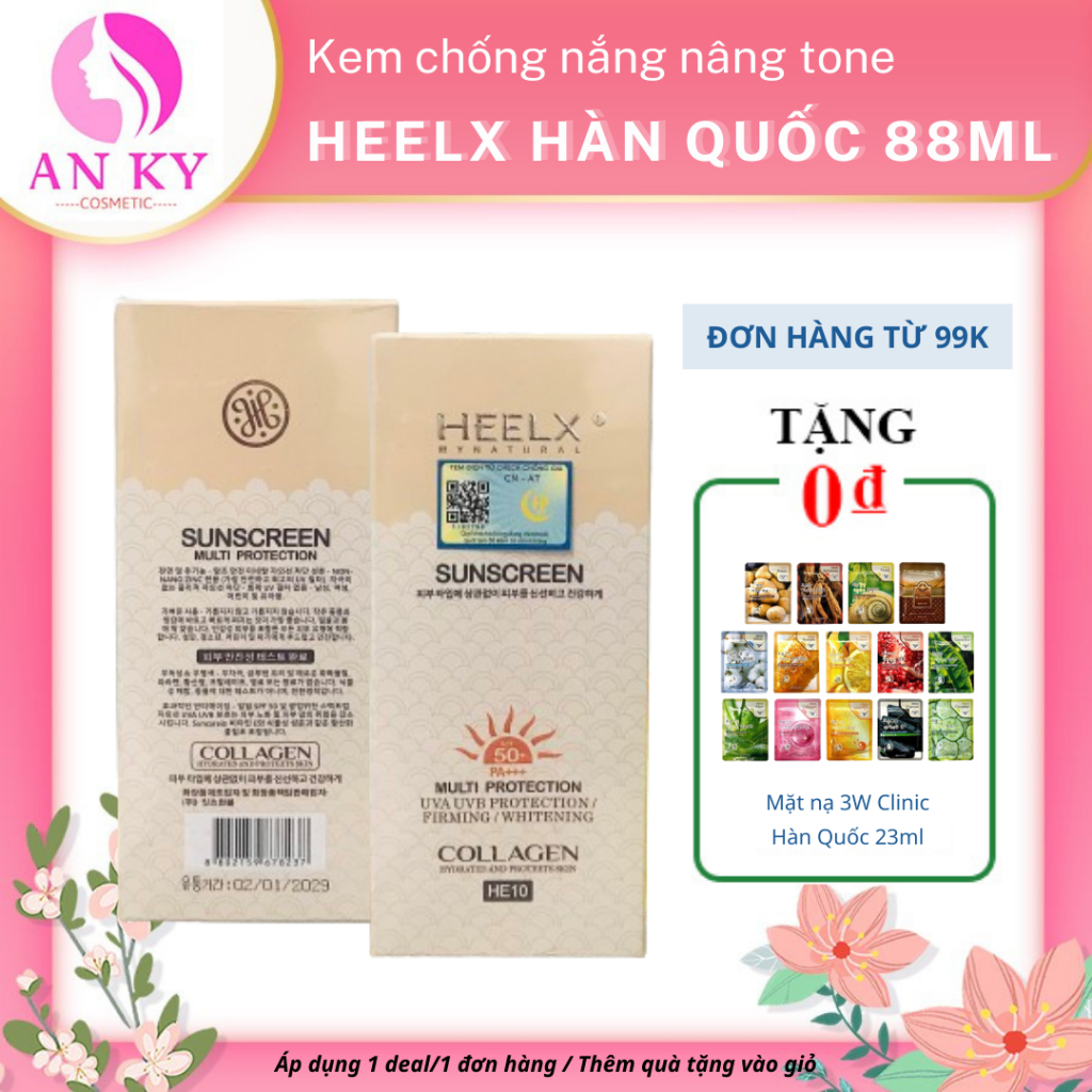 Kem Chống Nắng Hàn Quốc HEELX 88ml Chính Hãng | Shopee Việt Nam