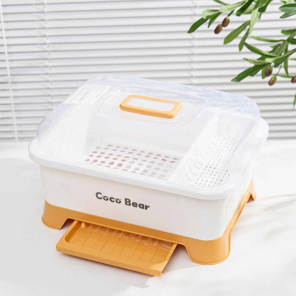 Giá Úp Chén Bát Ăn Dặm Khay Úp Bình Sữa Rổ Úp Chén Bát Ăn Dặm Coco Bear Cho Bé Shop Mẹ Bí Đỏ ...