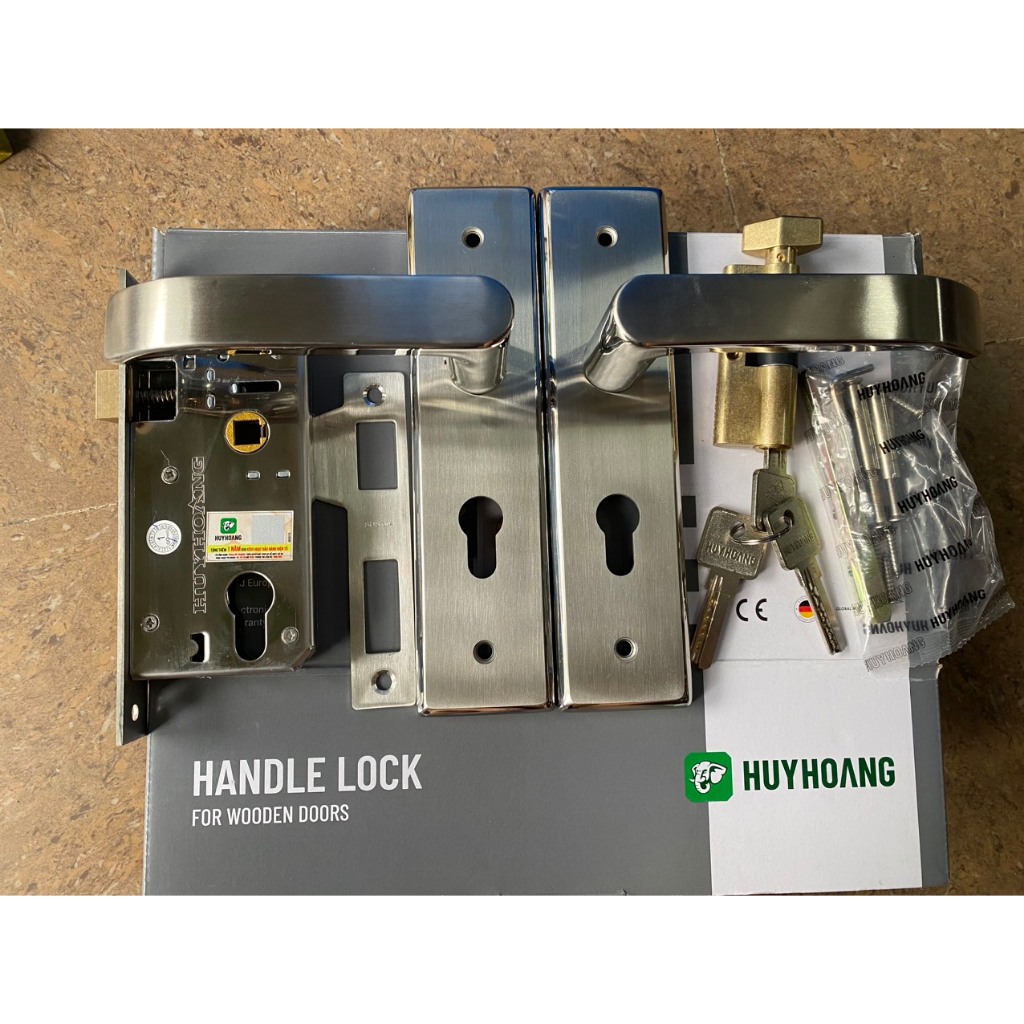Khóa cửa đi, khóa cửa thông phòng INOX HUY HOÀNG TNSS 5810 - X có BẢO ...