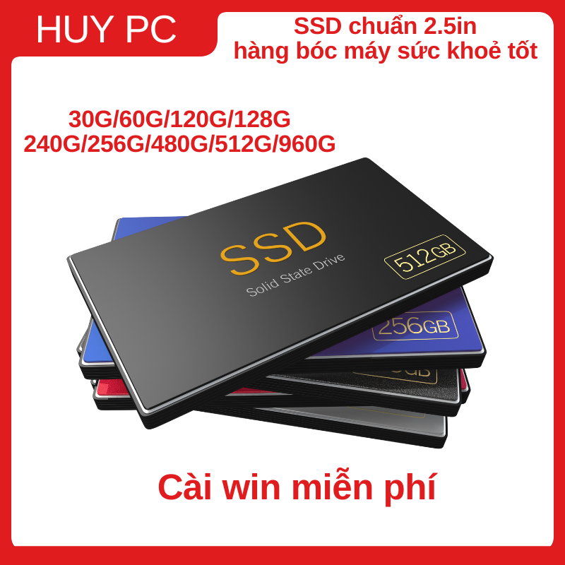 Ổ cứng SSD 2.5 cũ 120g 240g 256G 512G hàng bóc máy sức khỏe tốt + Cài win miễn phí | Shopee Việt Nam