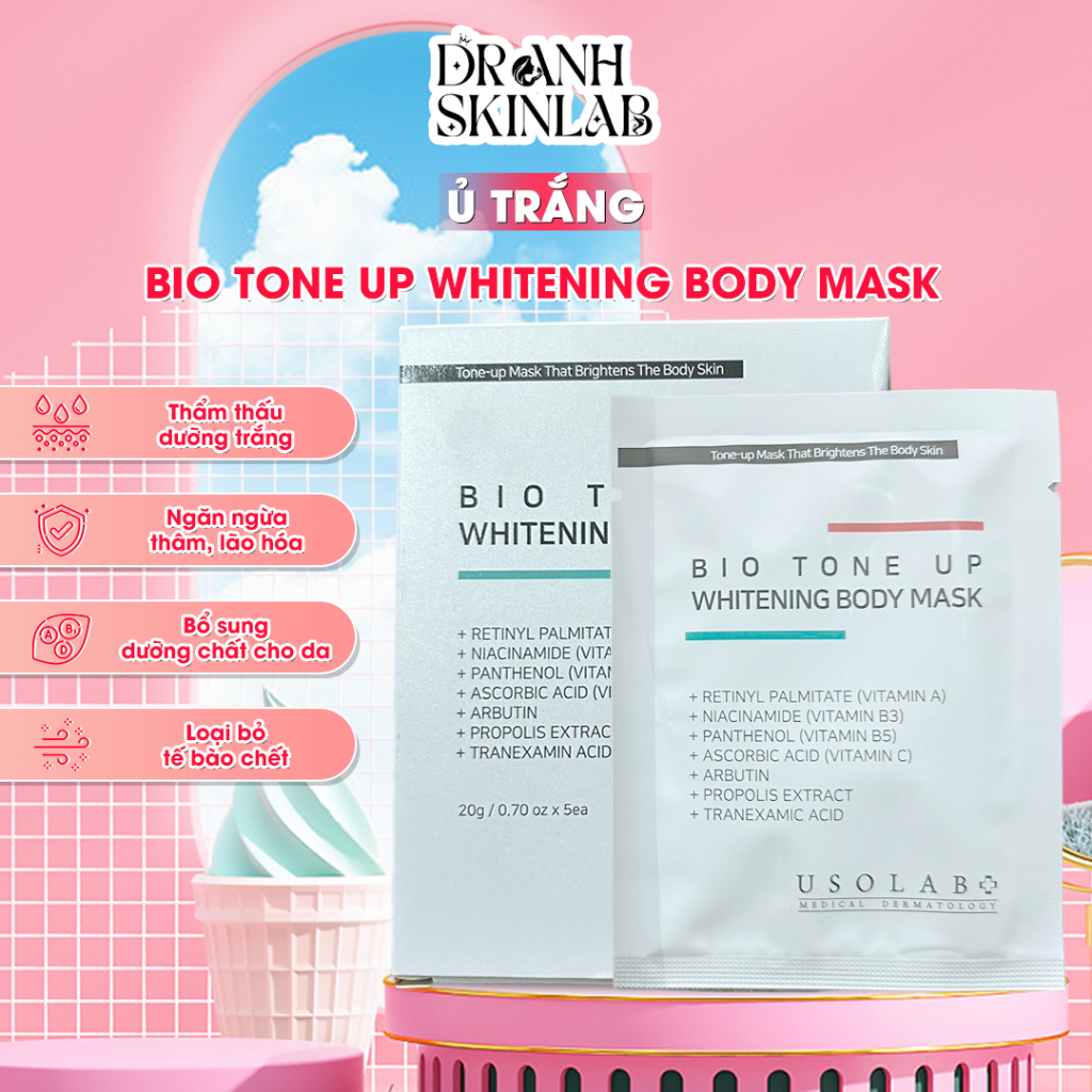 Ủ Trắng Bio Tone Up Whitening Body Mask - Kem Ủ Trắng Cho Da Nâng Tông ...