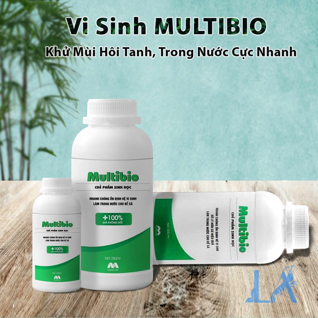 Vi Sinh MULTIBIO MỚI - Vi Sinh Nước khử mùi hôi tanh, trong nước cực ...