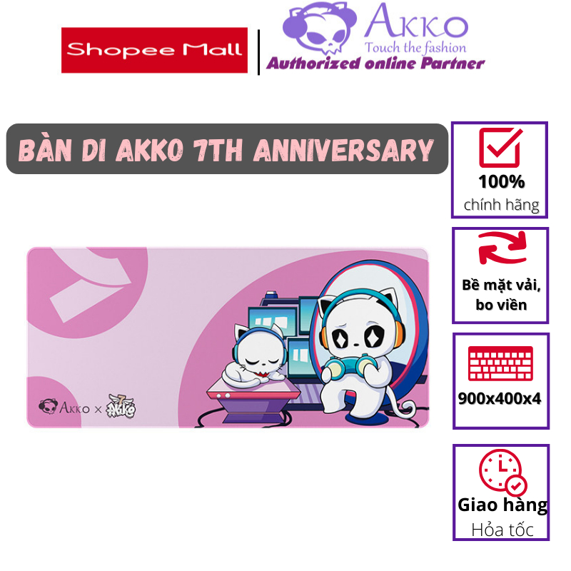 Bàn di AKKO Akko 7th Anniversary XXL | Shopee Việt Nam