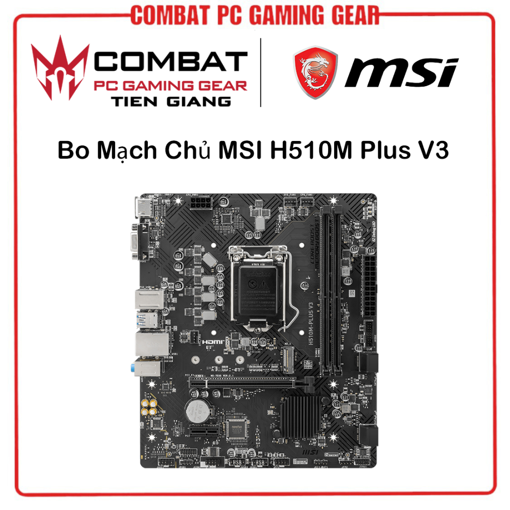 [HOT] Bo Mạch Chủ MSI H510M Plus V3 Hàng Chính Hãng | Shopee Việt Nam