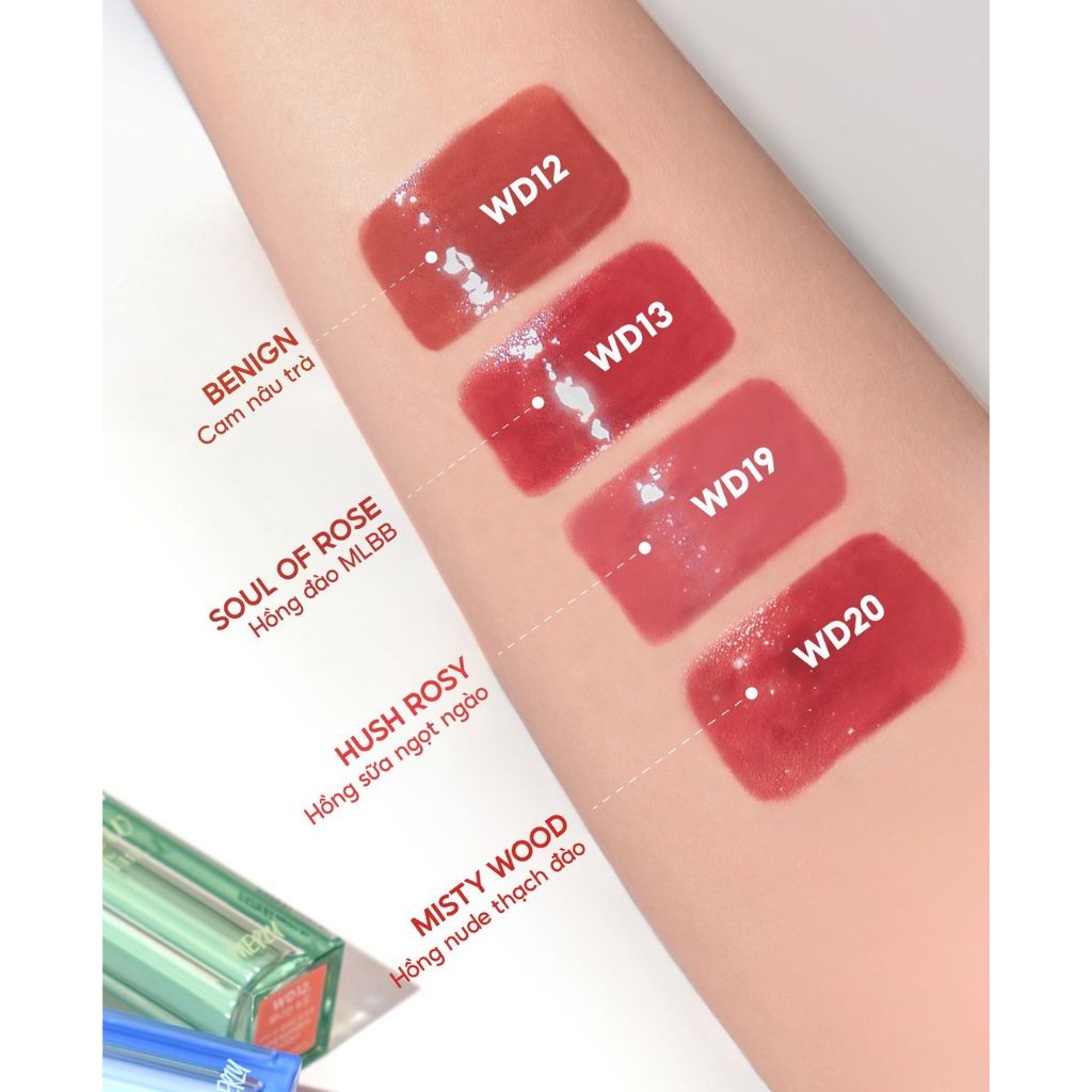 Son Tint Bóng Merzy The Watery Dew Tint - Vỏ Thạch Xanh Dương WD19 ...