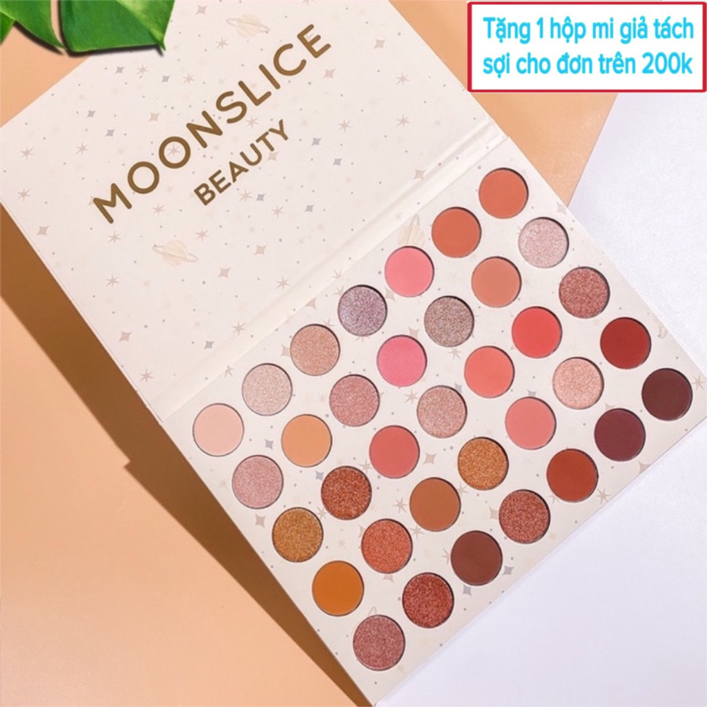Bảng phấn mắt MOONSLICE Beauty Over The Moon 35 ô với màu nhũ, lì mịn ...