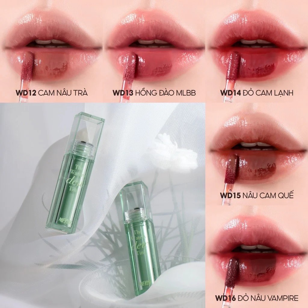 Son Tint Bóng Merzy The Watery Dew Tint - Vỏ Thạch Xanh Dương WD19 ...
