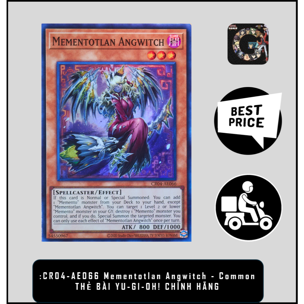 Thẻ Bài Yugioh Chính Hãng Konami - Ngôn Ngữ Tiếng Anh: CR04-AE066 ...