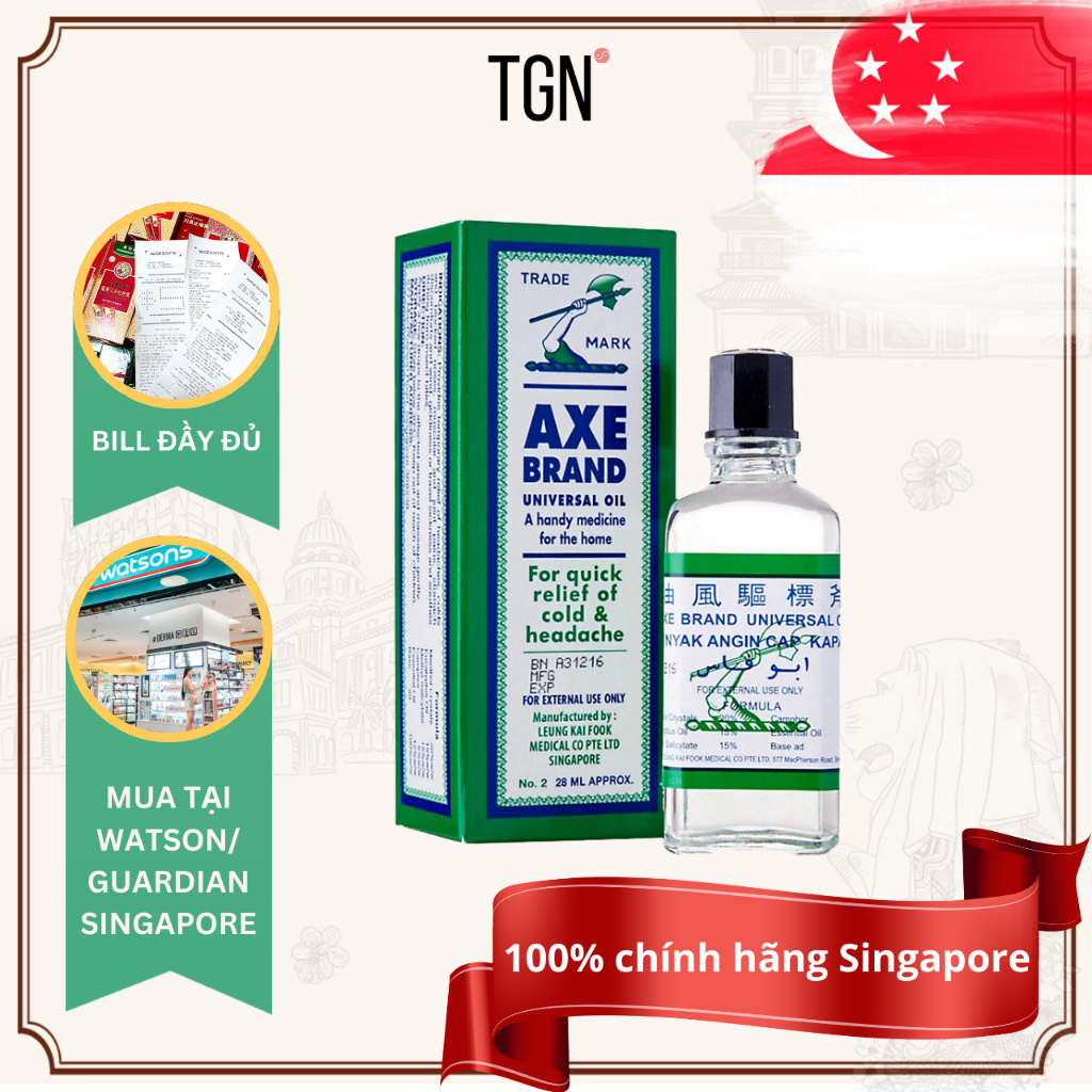 Dầu Cái Rìu Trắng - Axe Brand Singapore | Shopee Việt Nam