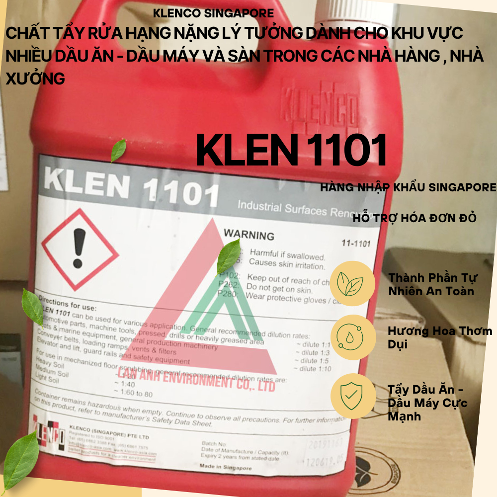 Hóa Chất Tẩy Dầu Mỡ Cực Mạnh Klen 1101 | Shopee Việt Nam
