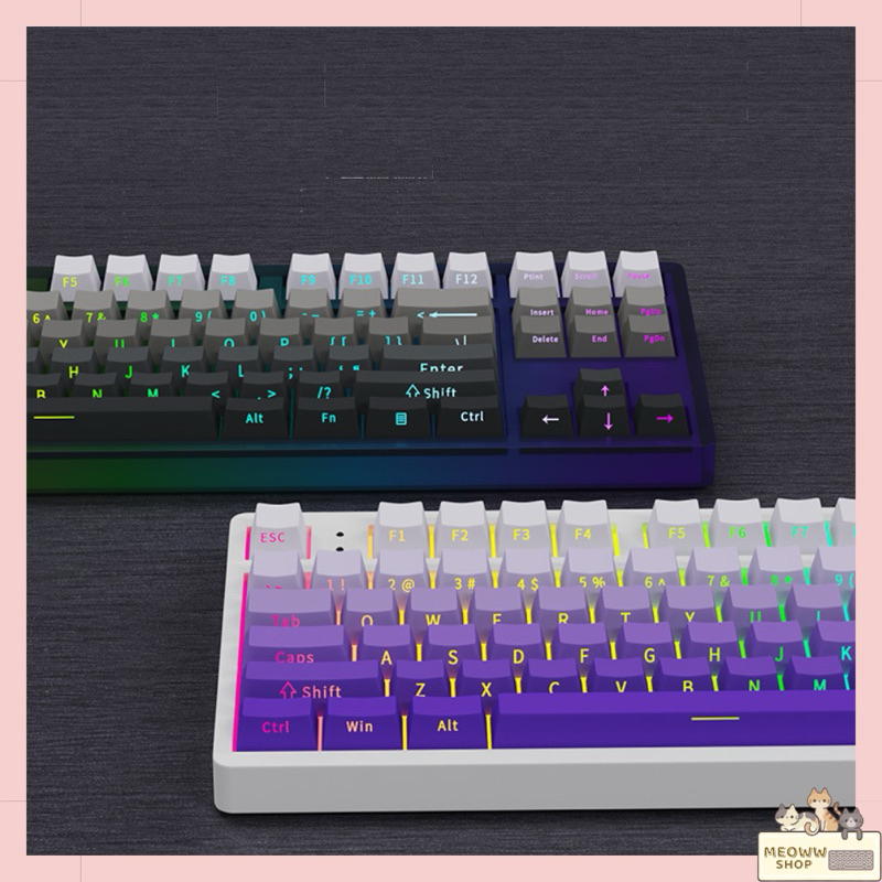 Keycap Xuyên Led mạch xuôi | Keycap Side Print xuyên led | Keycap Ninja ...