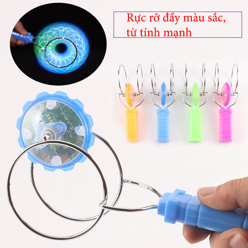 Con quay yo yo từ tính phát sáng đẹp mắt đồ chơi mới lạ ảo thuật Magic ...