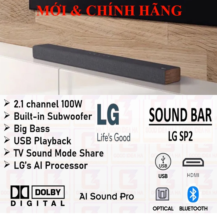 Loa Thanh siêu trầm 2.1 Bluetooth 100W LG SP2 \ Xiaomi Redmi TV ...