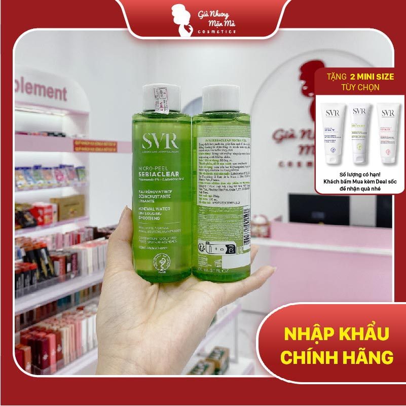 [Nhập khẩu] Nước hoa hồng Toner SVR Sebiaclear Dành Cho Da Dầu, Mụn ...