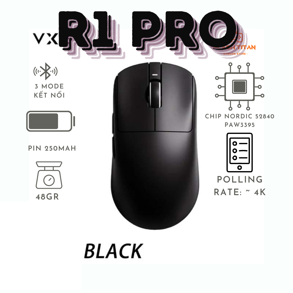 Chuột không dây VGN VXE R1 SE | PROMAX - Chuột không dây phù hợp cho PC, laptop | Shopee Việt Nam