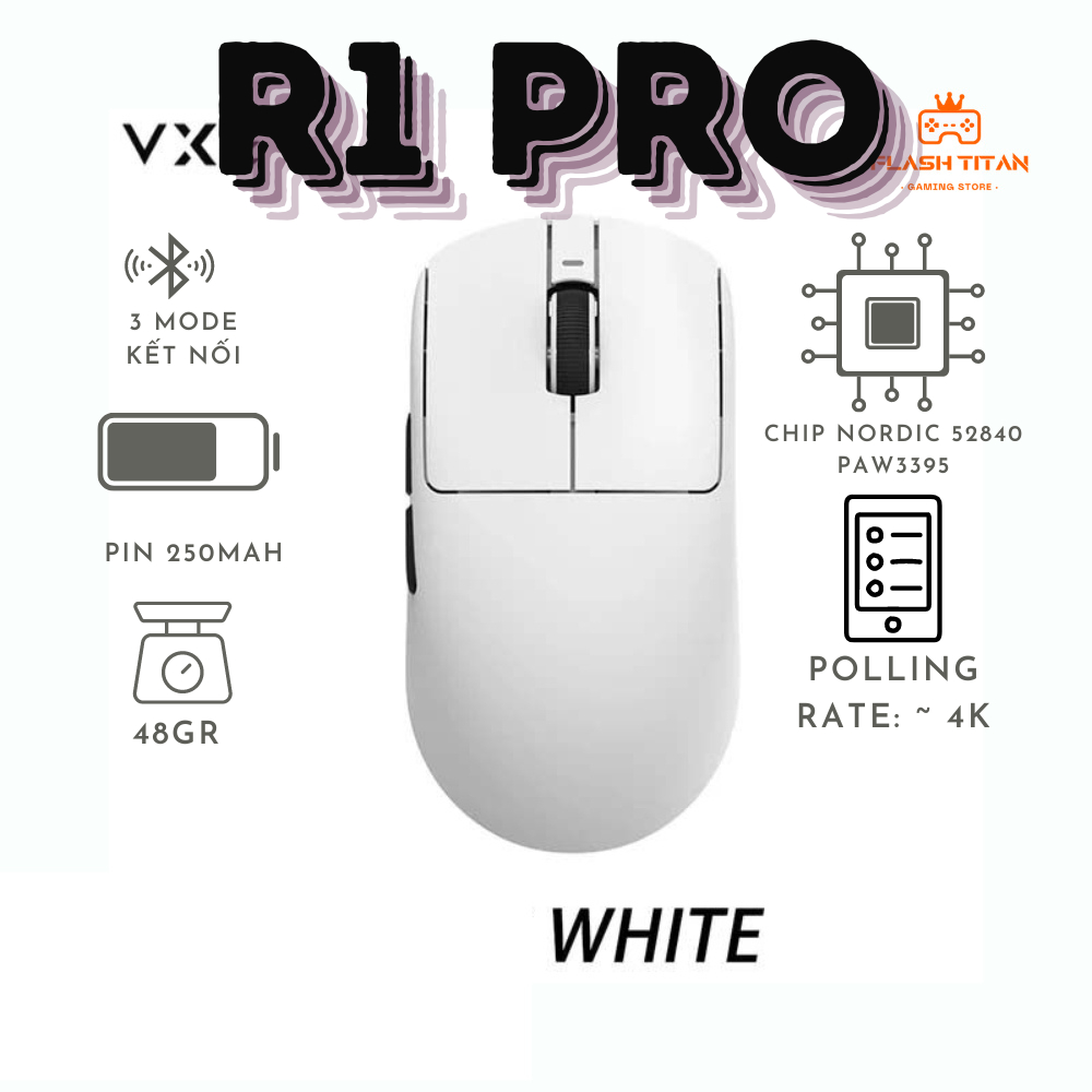 Chuột không dây VGN VXE R1 SE | PROMAX - Chuột không dây phù hợp cho PC, laptop | Shopee Việt Nam