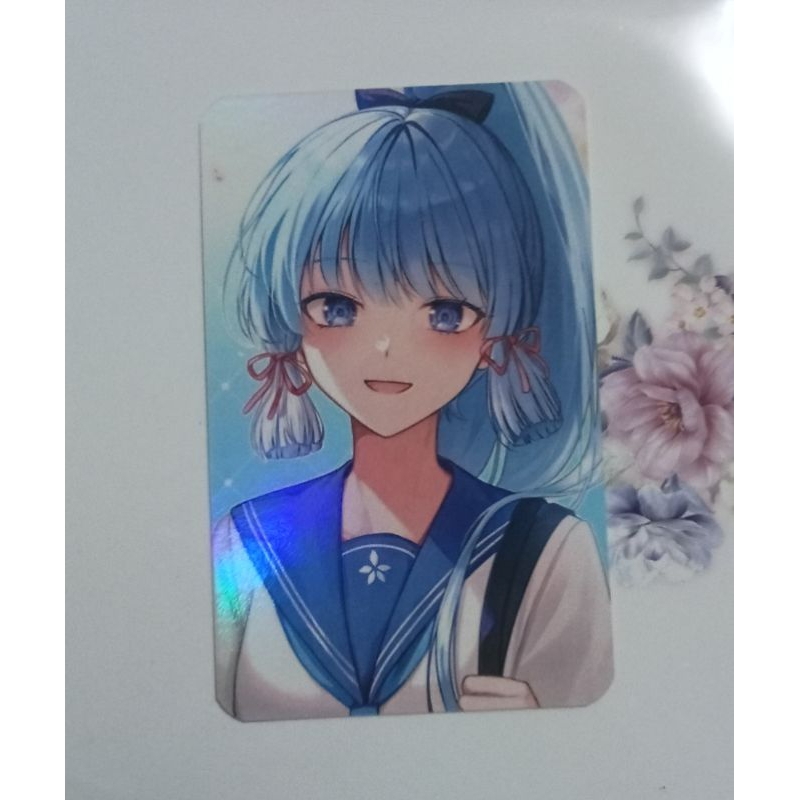 [Sẵn] Card artist Ayaka từ Genshin impact (card 2 mặt) | Shopee Việt Nam