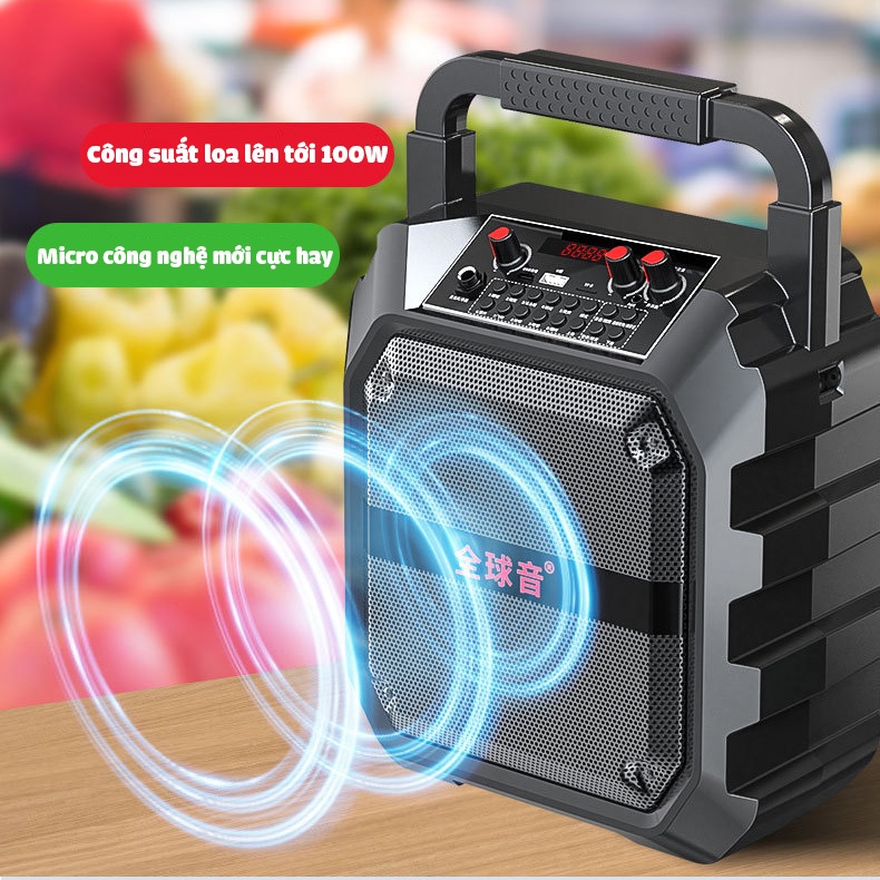 Loa Bluetooth Karaoke Công Suất Lớn, Loa Xách Tay Mini Chigo M63 - Bảo Hành 12 tháng | Shopee ...