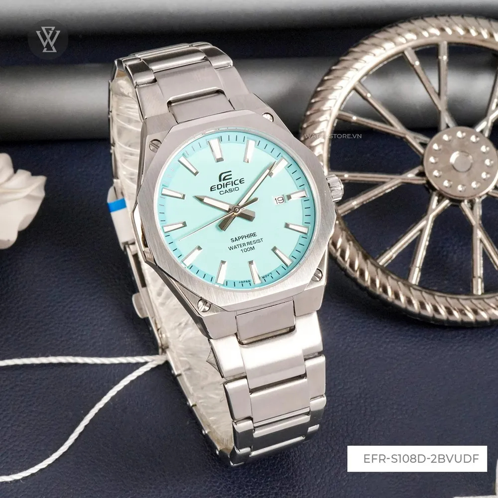 Đồng Hồ Nam Casio Edifice EFR-S108 Kính Sapphire Dây Thép Chống Nước ...