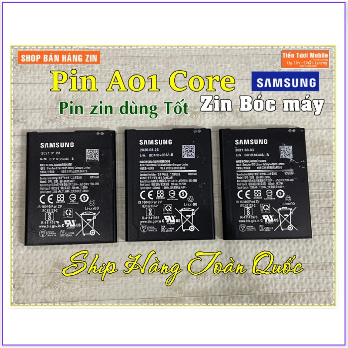 Pin sam sung A01 Core ,cũ zin tháo máy dùng tốt | Shopee Việt Nam