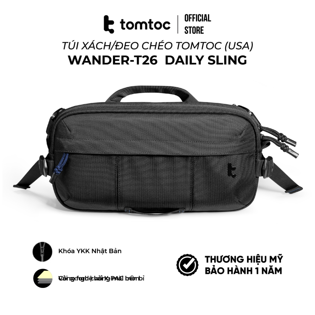 Túi đeo chéo TOMTOC (USA) Wander-T26 cho Steam Deck – Rog Ally Daily ...