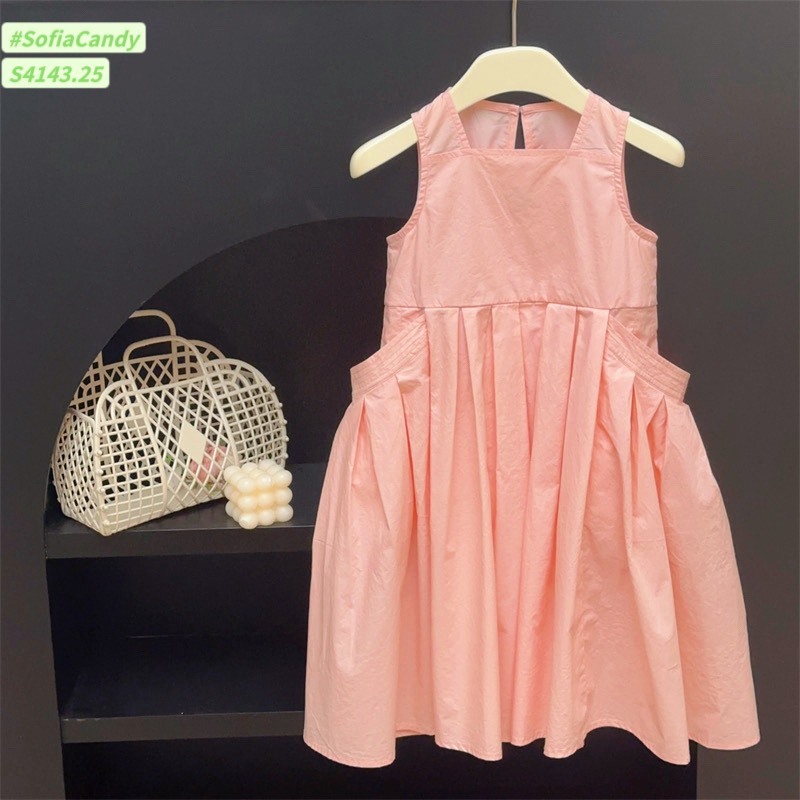 Váy Sofia Hồng Cam Sát lách Phối Túi | Shopee Việt Nam