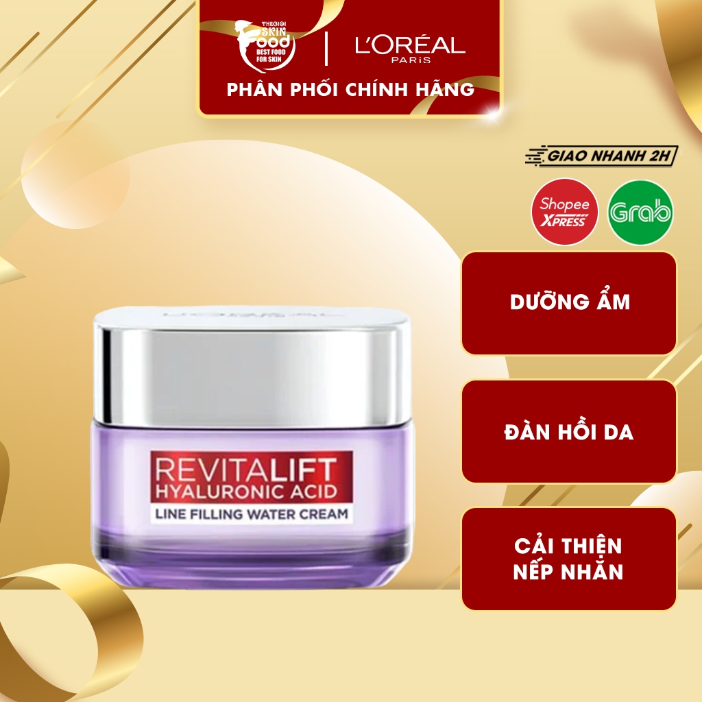 Kem Dưỡng Cấp Ẩm, Cải Thiện Nếp Nhăn L'oreal Revitalift Hyaluronic Acid ...