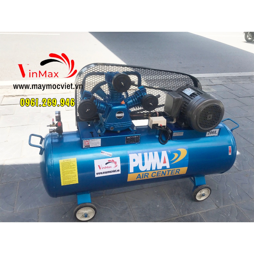 Máy nén khí 200L Puma 4HP điện 3 pha giá rẻ | Shopee Việt Nam