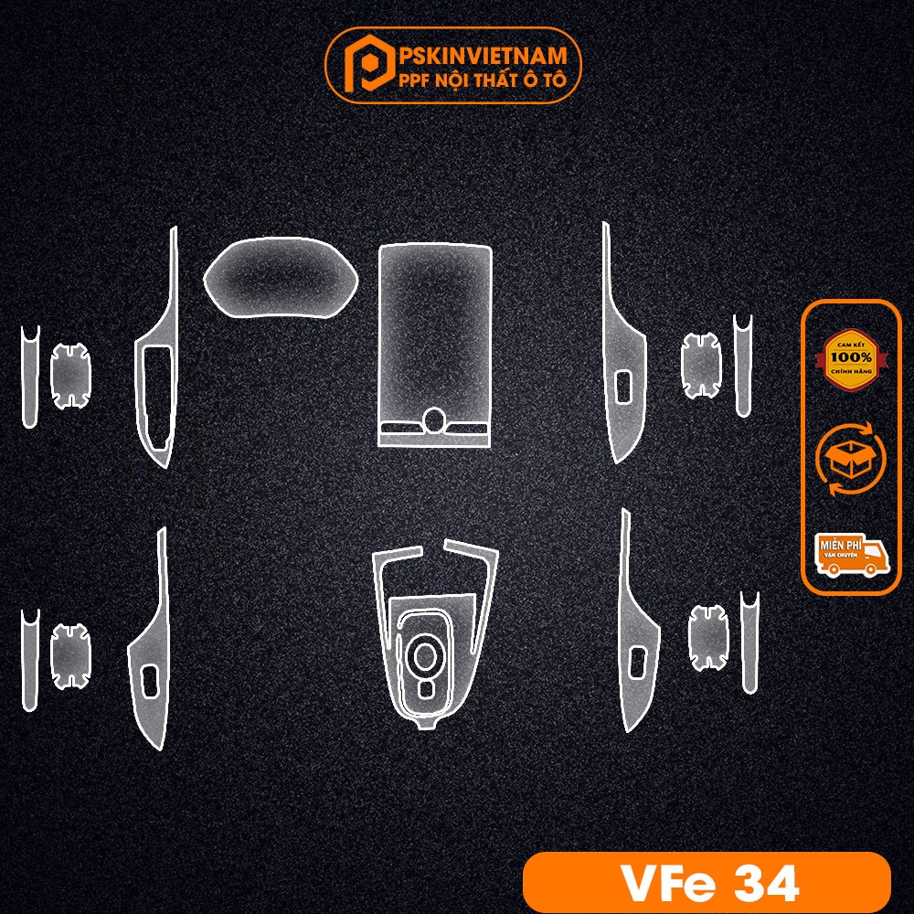 [Vinfast VFE34] Dán PPF nội thất Vinfast VFE34 trong suốt chống xước ...