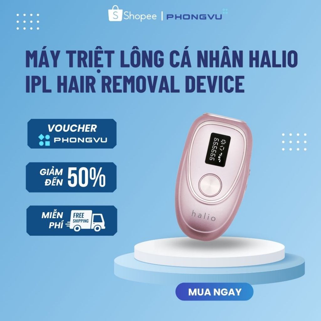Máy triệt lông lạnh cá nhân Halio IPL Cooling - Chính hãng - Bảo hành ...