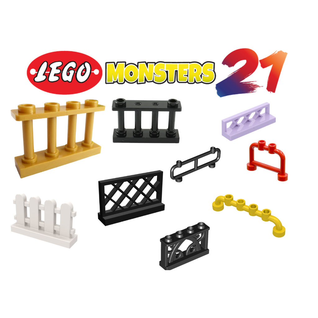 [1 cái] lego chính hãng, các loại hàng rào ID 4083, 6187 , 6140 , 4873 ...