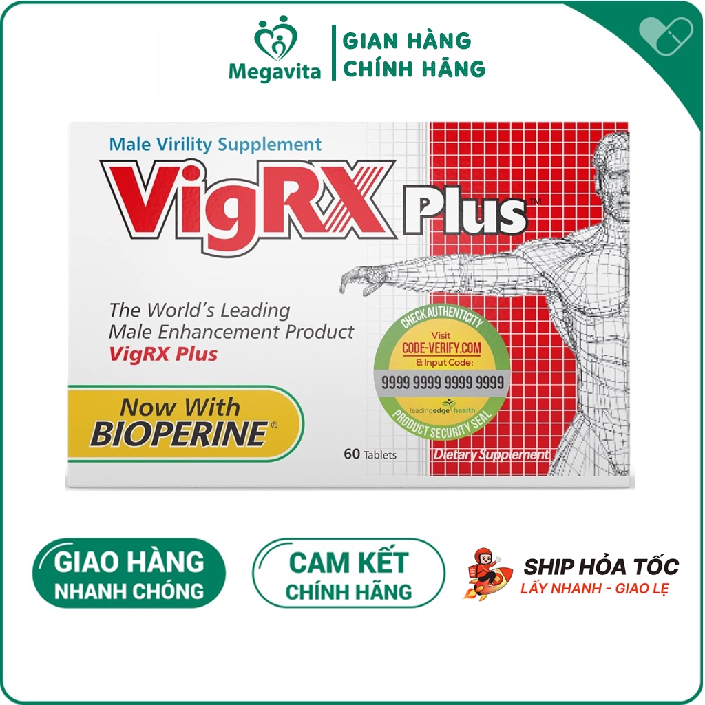 Viên Uống Tăng Cường Sinh Lý Cải Thiện Kích Thước VigRX Plus Male ...