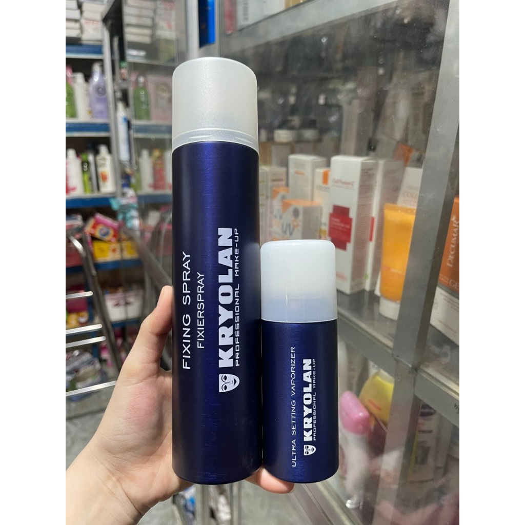 Xịt khoáng khoá nền, makeup KRYOLAN Ultra Setting Vaporizer Spray kiềm ...