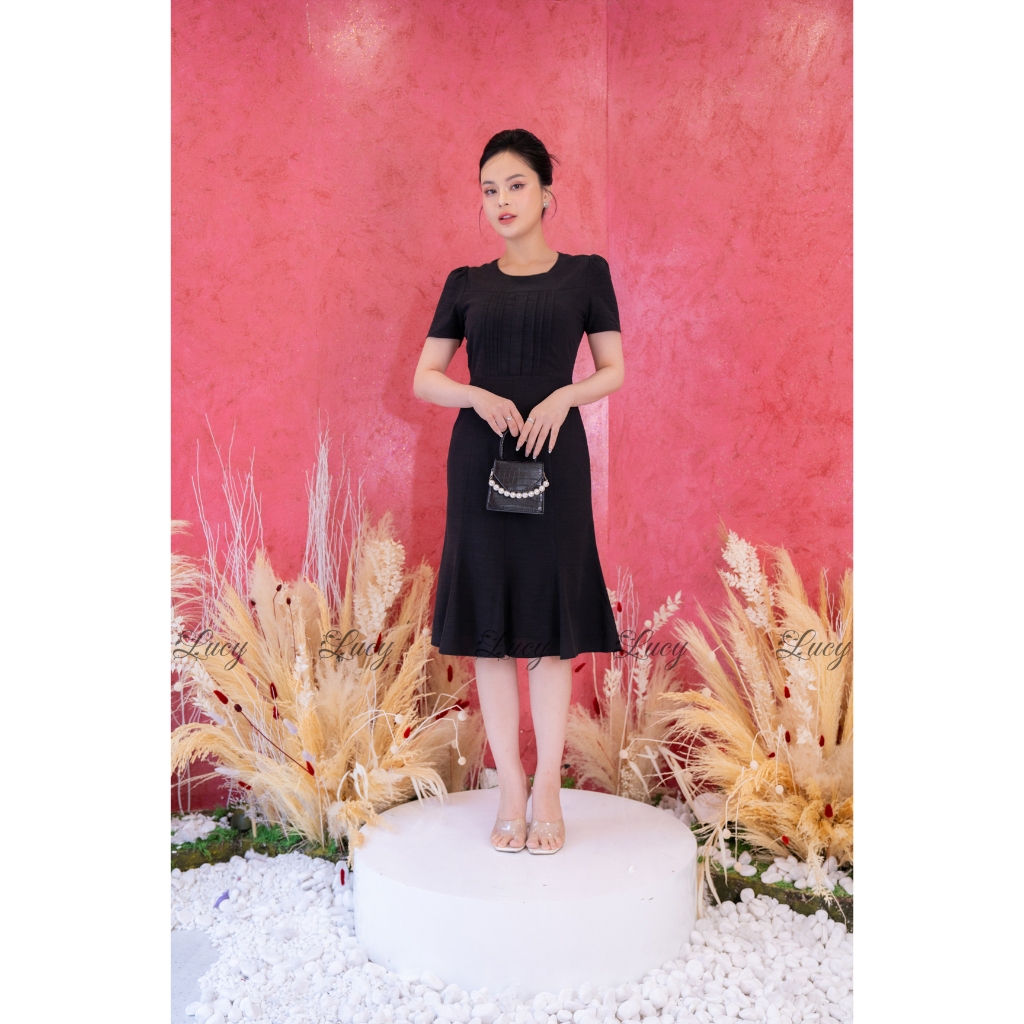 Đầm body Pepa 0023 Váy Lucy màu trơn thanh lịch | Shopee Việt Nam