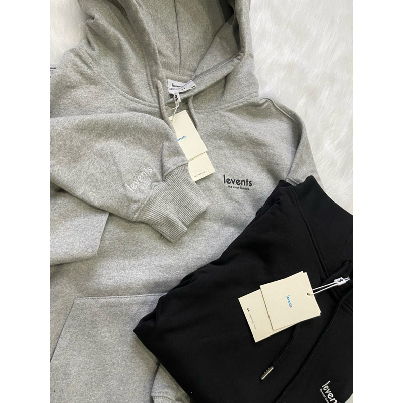 [CHÍNH HÃNG] ÁO HOODIE LEVENT MINI LOGO CAO SU ĐẸP BASIC - ĐỦ TAG BỌC 2 ...