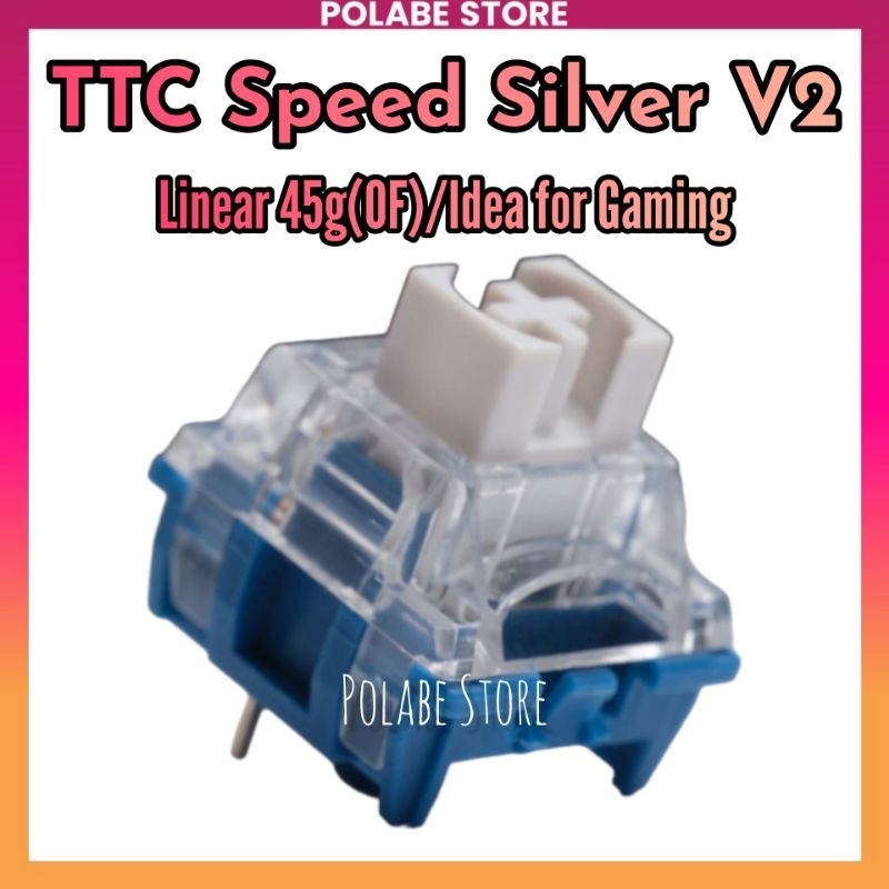 TTC Speed Silver V2 linear switch bàn phím cơ TTC Quick Silver V2 ...