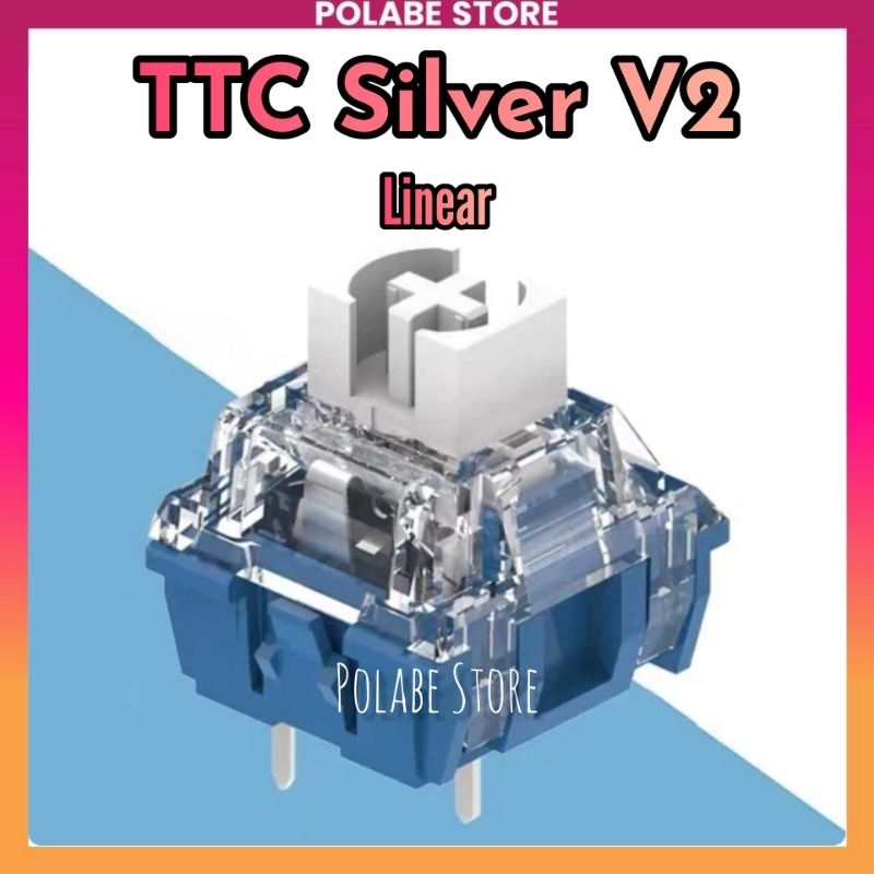 TTC Speed Silver V2 linear switch Polabe Store bàn phím cơ Quick Silver | Shopee Việt Nam