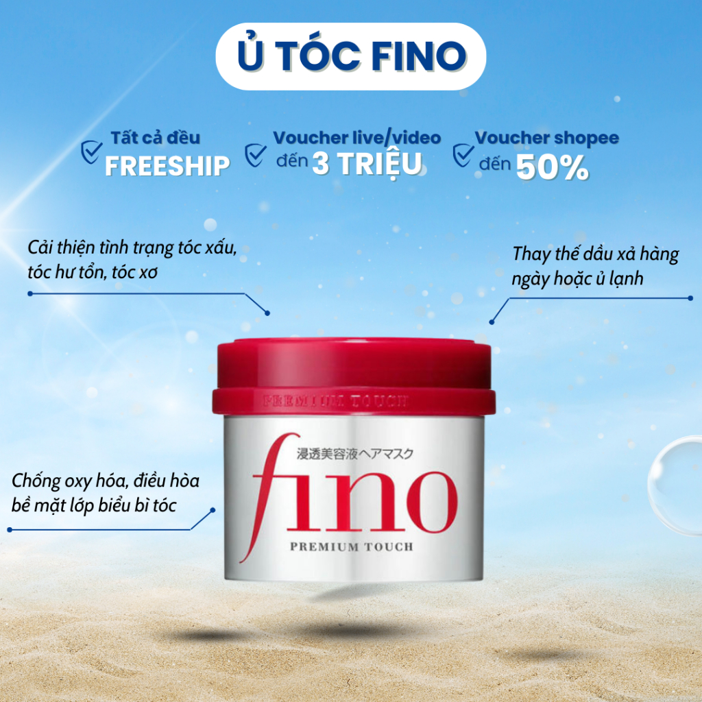 Kem Ủ Tóc FINO Premium Touch SHISEIDO 230g - Nhật Bản. | Shopee Việt Nam