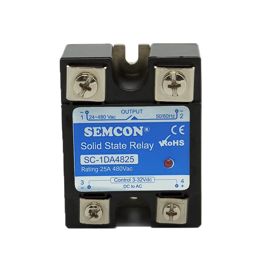 Relay bán dẫn - SSR 1 pha DC to AC input: 3-32Vdc output: 24-480Vac dòng 25-120A | Shopee Việt Nam