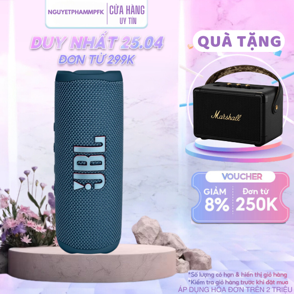 Loa Mini Bluetooth JPL Flip 6 Thiết Kế Nhỏ Gọn Âm Thanh Siêu Hay Có ...