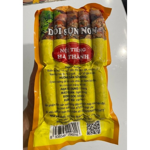 Dồi sụn Hà Thành Dồi sụn non 500gr Siêu Ngon Chiên Rán Đều Ngon Xuất ...