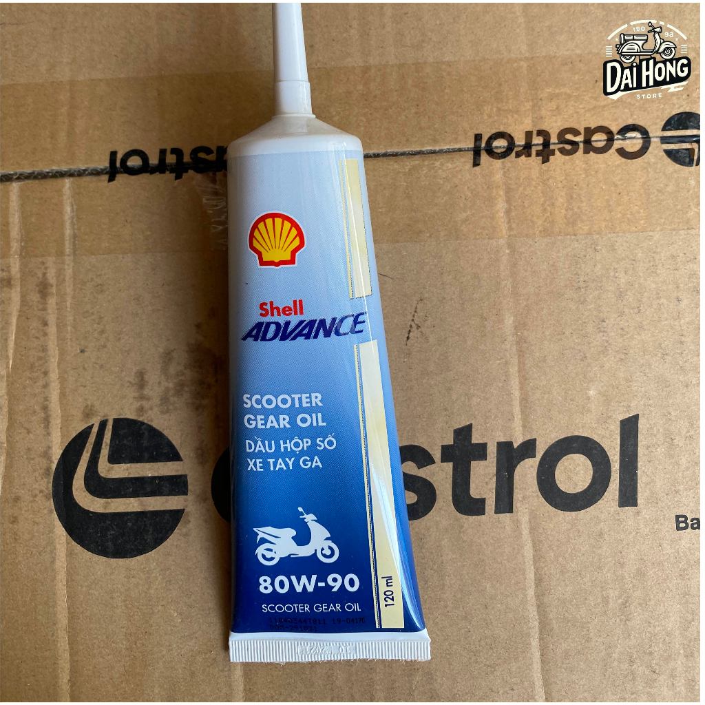 NHỚT LÁP TAY GA CÁC LOẠI SHELL, MOTUL, CASTROL, HAVOLINE 80W90 120ML ...