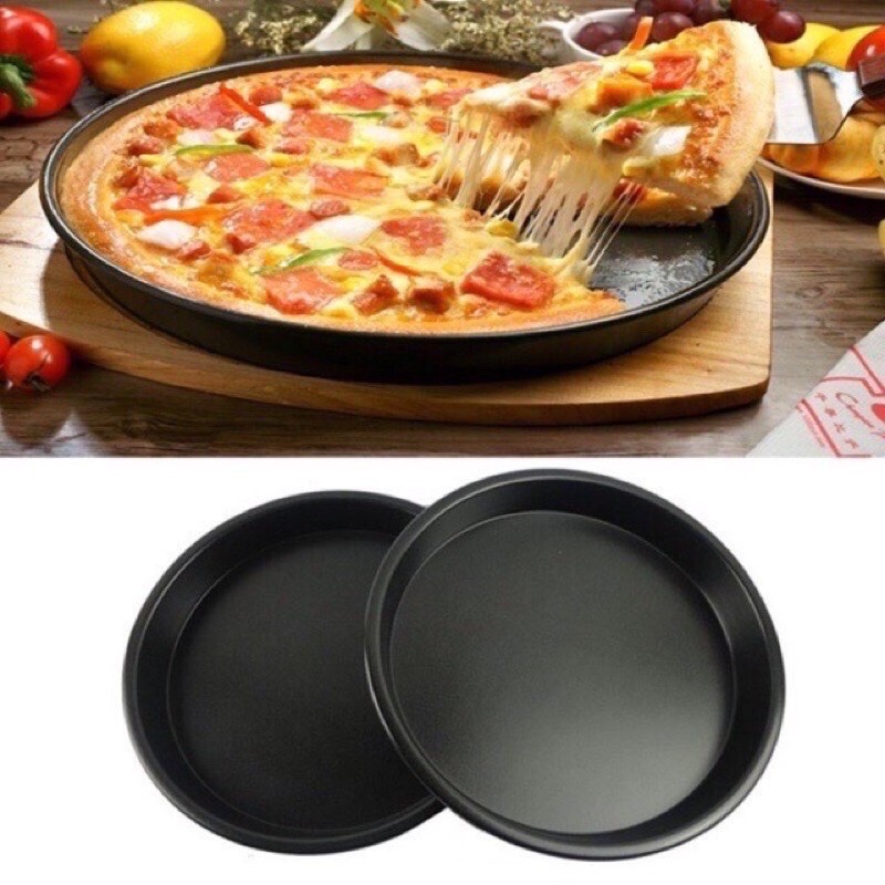 Khay Pizza đen 18cm - 24cm | Shopee Việt Nam