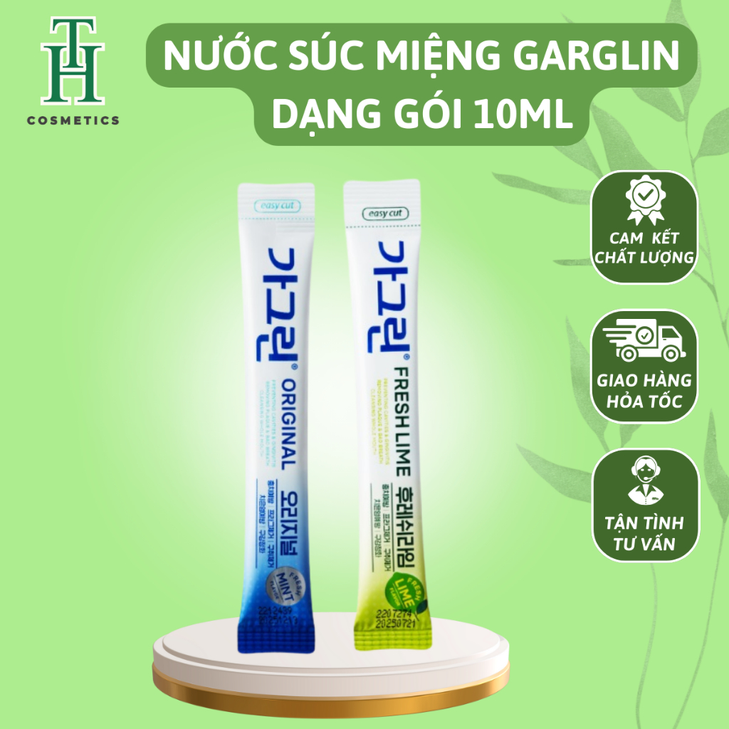5 Gói Nước Súc Miệng Garglin 10ml Tiện Lợi | Shopee Việt Nam