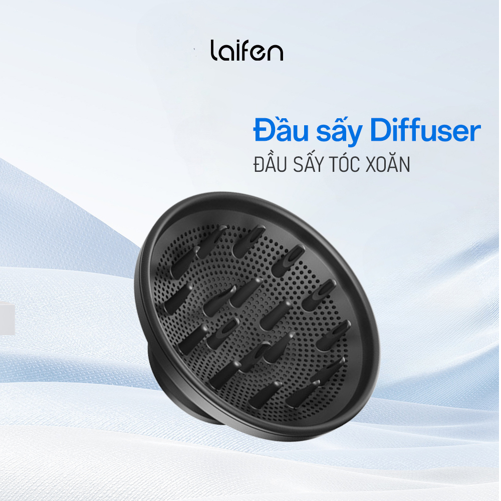 Đầu sấy Laifen Diffuser giúp cho tóc xoăn gọn sóng | Hàng chính hãng ...