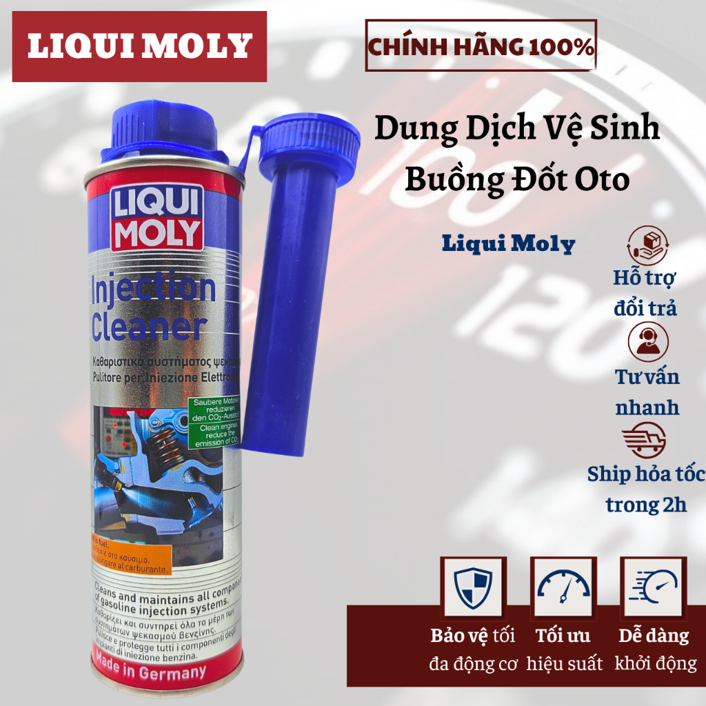 Liqui Moly Injection Cleaner 300ML - Phụ Gia Súc Béc Xăng Kim Phun Tẩy ...