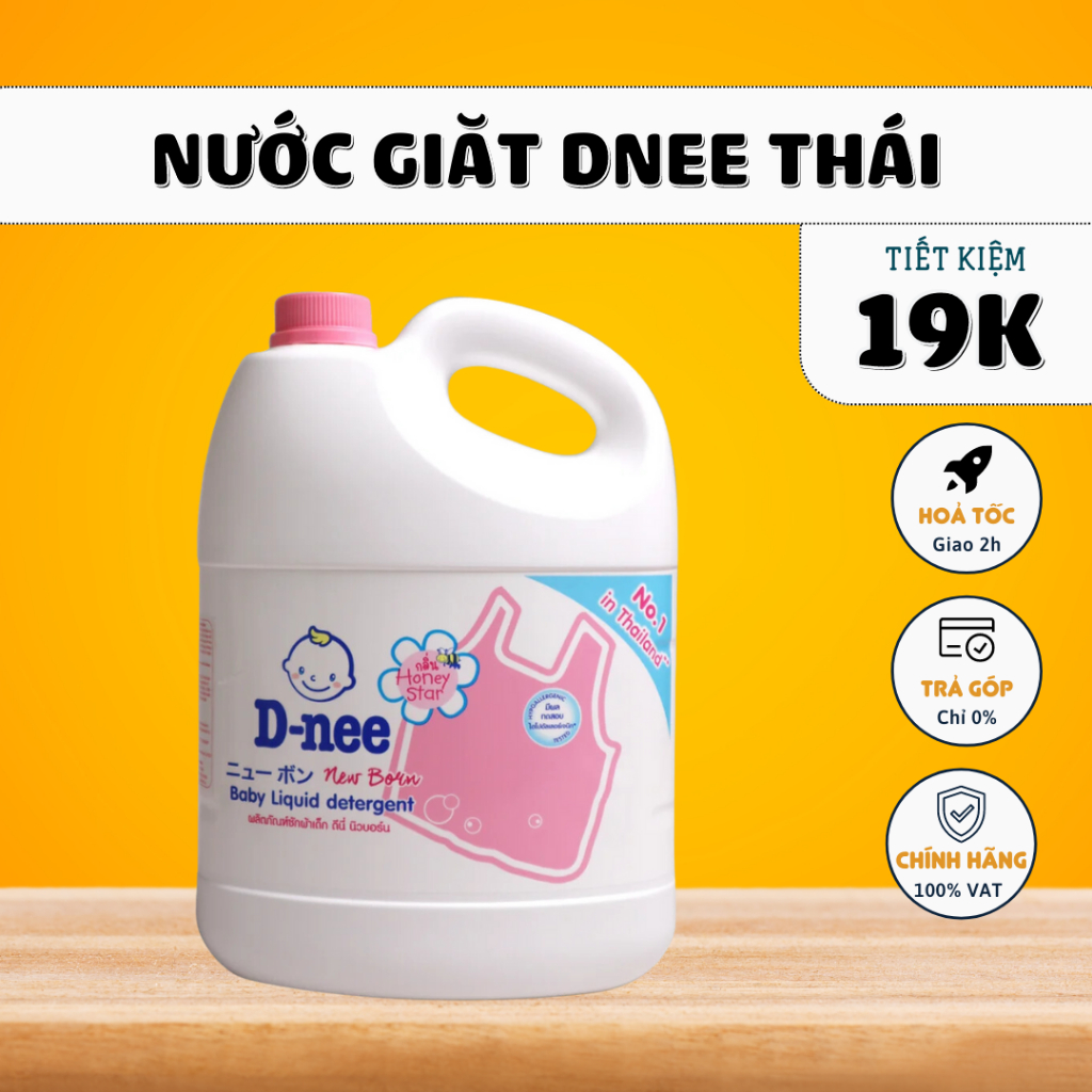 Nước Giặt Dnee Thái Cho Bé An Toàn Dịu Nhẹ Lưu Hương Lâu Hàng Chính ...
